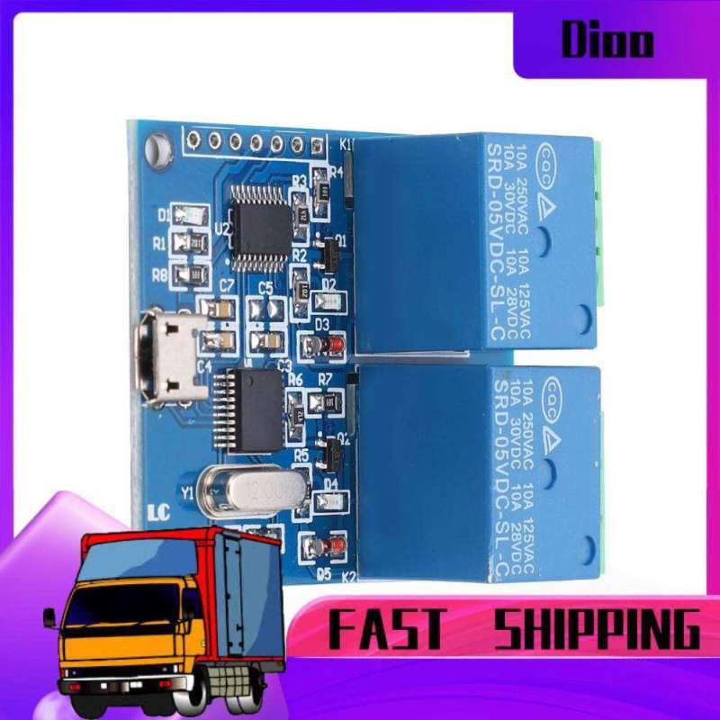 Jual Modul Relay Usb 2 Channel Pcb Smart Control Switch On Off Dc5V ...