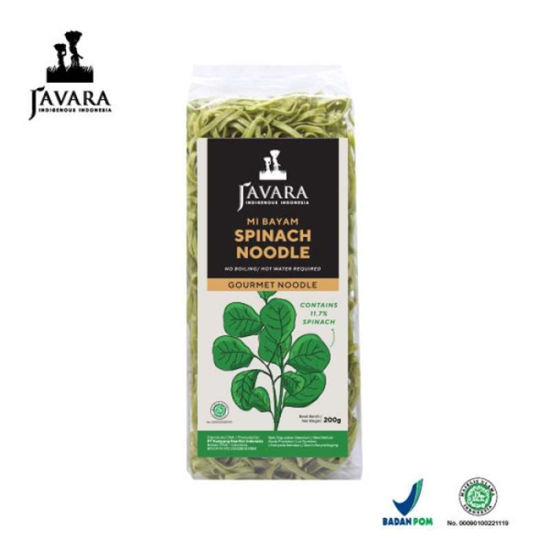 Jual Mie Bayam Javara | Javara Spinach Noodle Di Seller Odettee Shop ...
