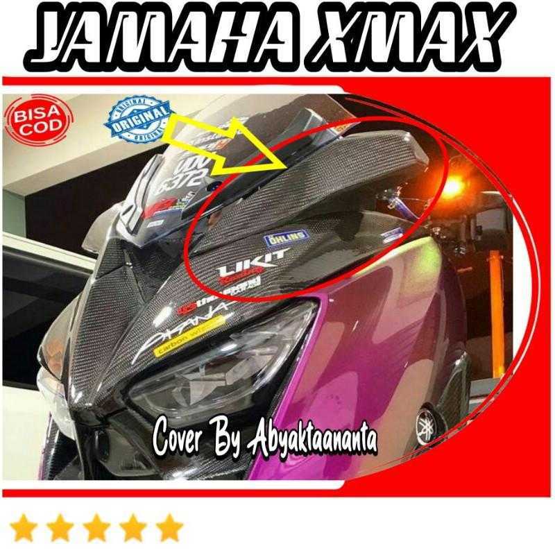 Jual Front Fender Spakbor Depan Yamaha Xmax Carbon Kevlar parts ...