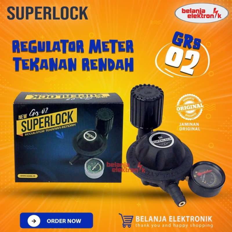 Jual REGULATOR GAS METER TEKANAN RENDAH SUPERLOCK GRS 02 di Seller DM ...