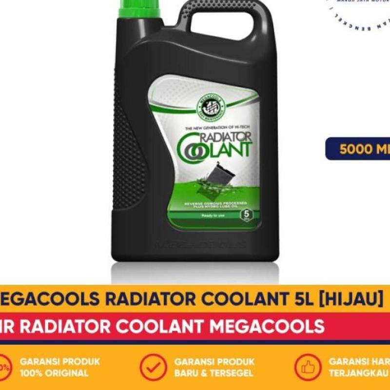 Jual Megacools Radiator Coolant 5000Ml Air Radiator (Hijau) (5L ...