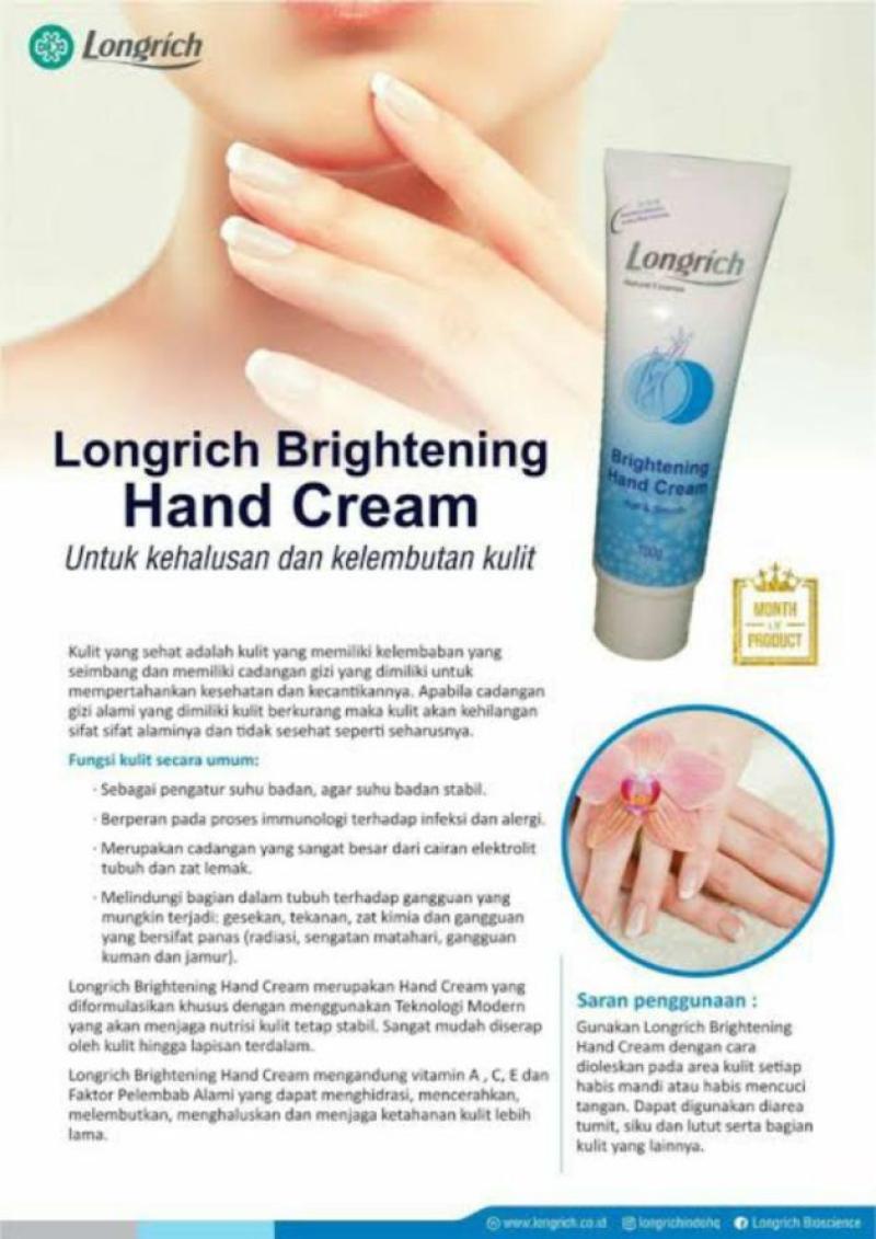 Jual Longrich Brightening Hand Cream [100 G] Di Seller Beauty N Health ...