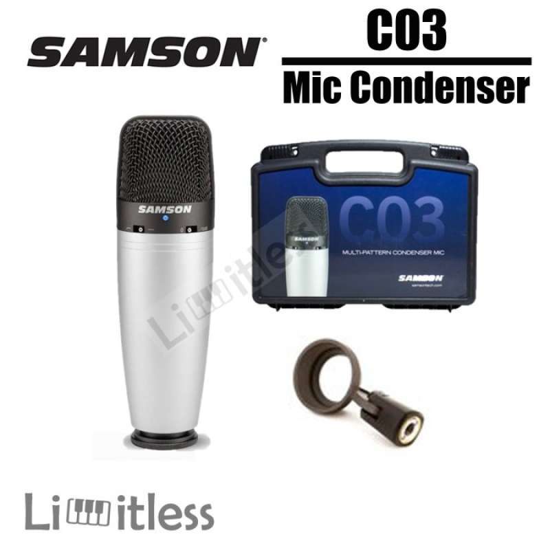 Promo Samson C03 Microphone Condenser / Condensor Garansi Original ...
