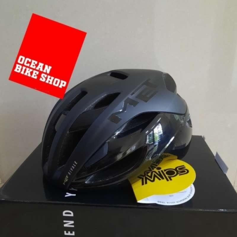 Jual Helm Sepeda Original Met Rivale Mips New Helmet Roadbike Mtb Black