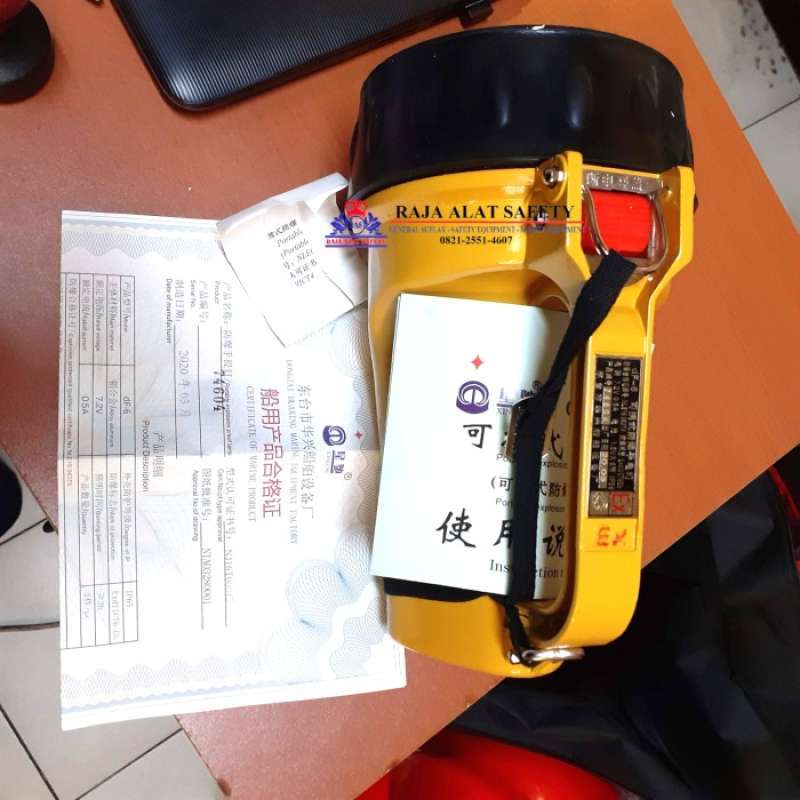 Jual Senter Damkar Waterproof / Fire Safety Explosion Torch Light di ...