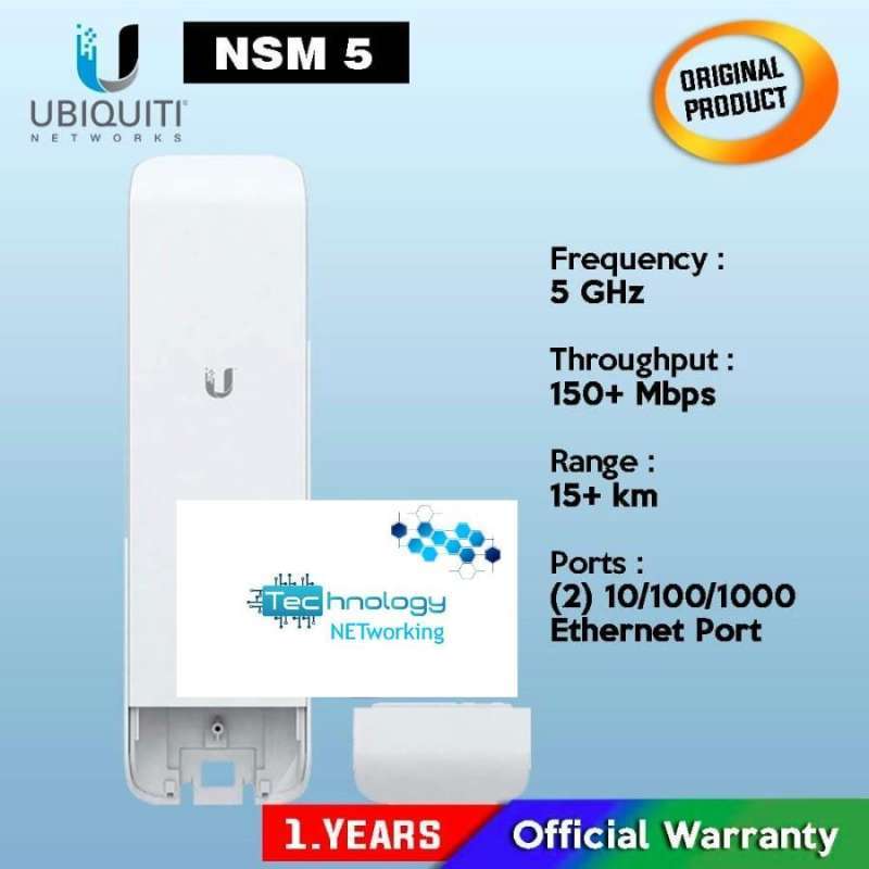 Jual Ubiquiti NSM5 / NanoStation M5 - ASLI ORIGINAL GARANSI 1 TAHUN di ...