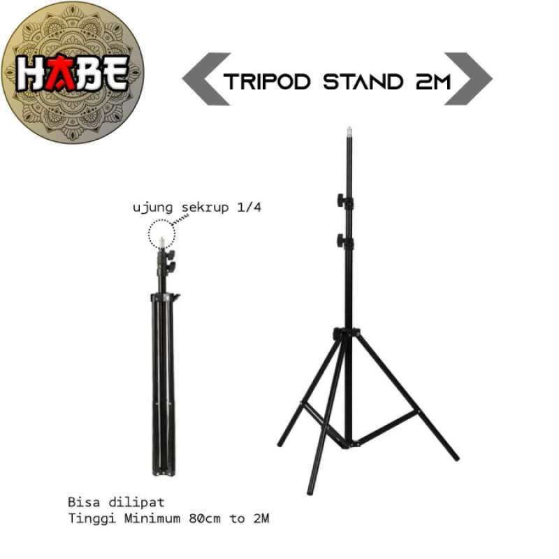 Promo Tripod Stand 2M Tiang Studio 3 Kaki 200 CM Diskon 35% di Seller ...