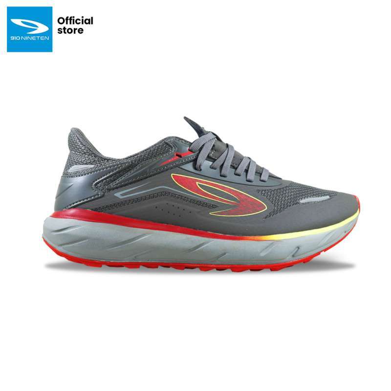 Jual 910 Nineten Yuza Riot Sepatu Trail Running - Abu-Muda/Merah - 45 ...