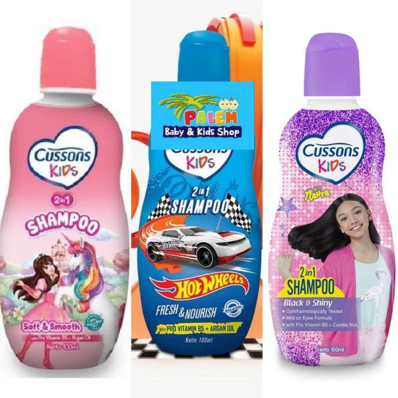 Jual Cussons Kids Shampoo 2in1 Shampo 100ml, Warna Soft & Smooth 2019 ...