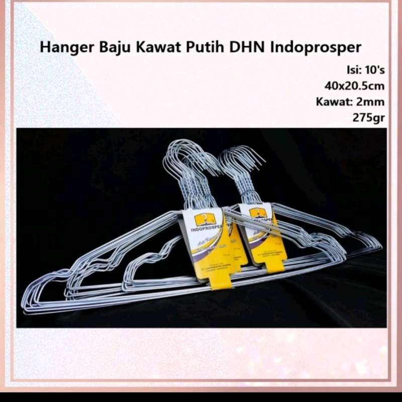 Jual Gantungan Kawat Plastik Silver Stainless Anti Karat Premium ...