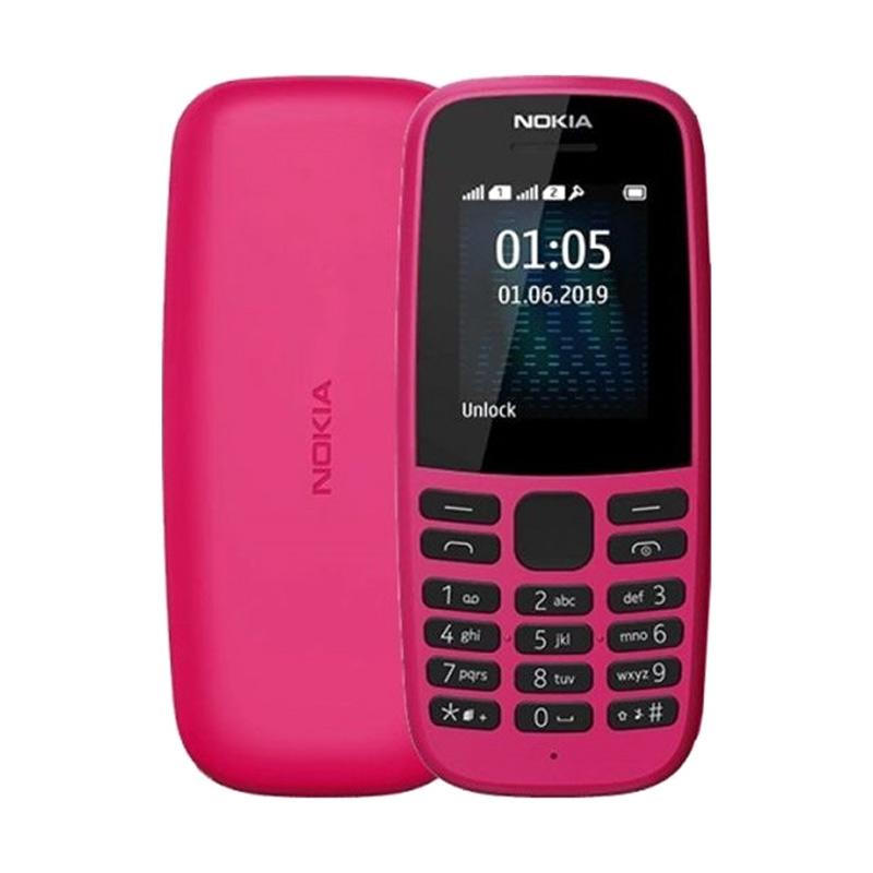 Jual Nokia 105 New 2019 Handphone [4MB/ 4MB/ Dual SIM] hitam - Pink ...