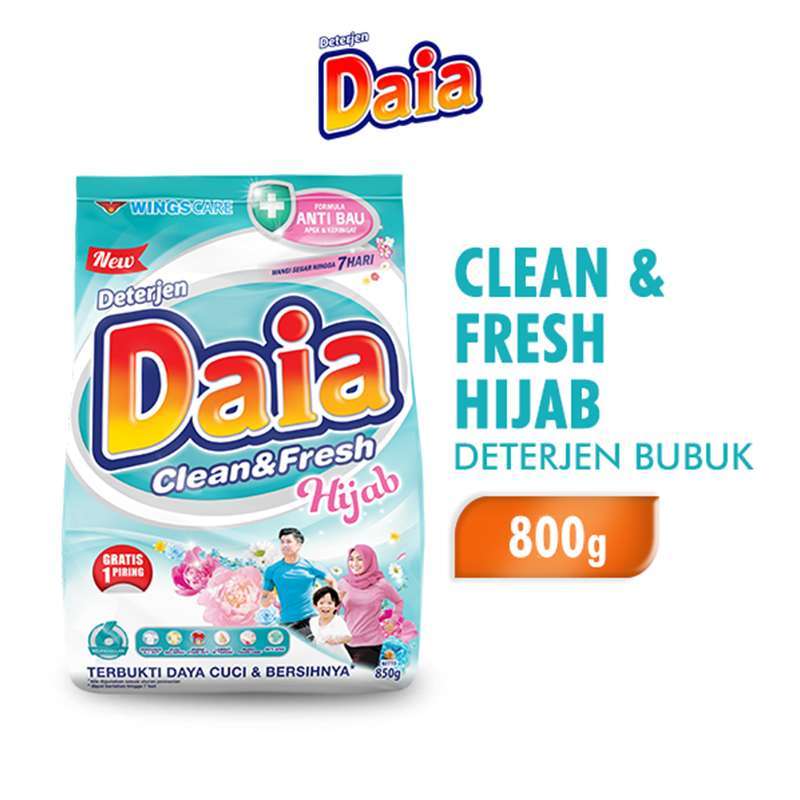 Jual DAIA Clean & Fresh Hijab Detergent [800 g] di Seller Lily Shop ...