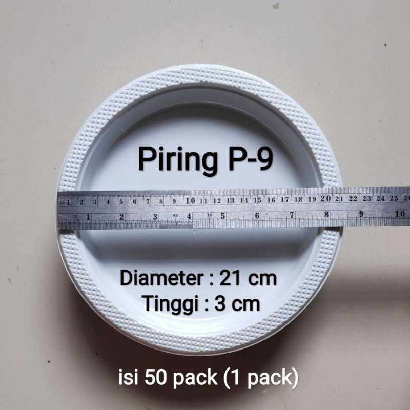 Promo Piring Plastik / piring makan / piring Besar / piring Diskon 35% ...