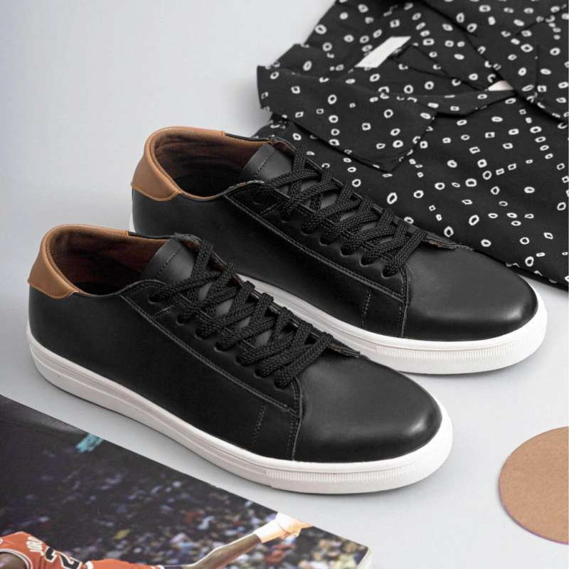 Promo Sepatu Sneakers Pria Casual ORIGINAL ALTER BLACK |ManNeedMe x ...