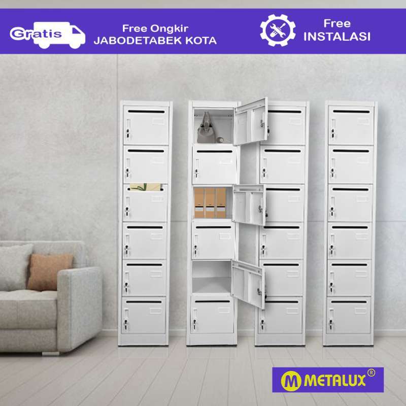 Promo METALUX KAMA VI - Loker Besi 6 Pintu | Metal Locker Mail Box ...