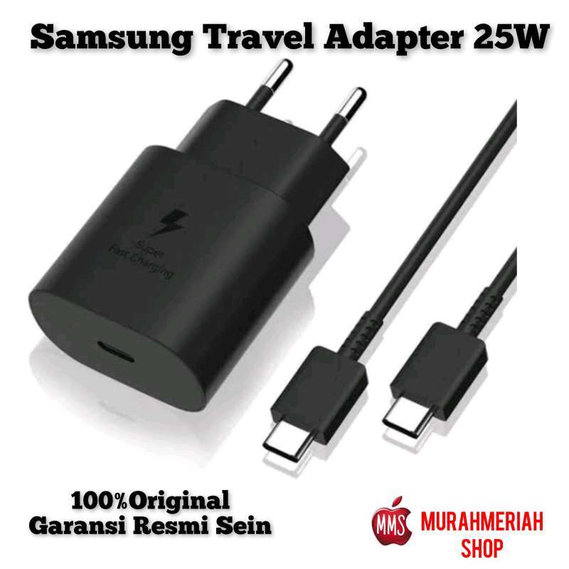 Jual Original Samsung Adapter travel 25w 25 watt C to C Garansi Resmi ...