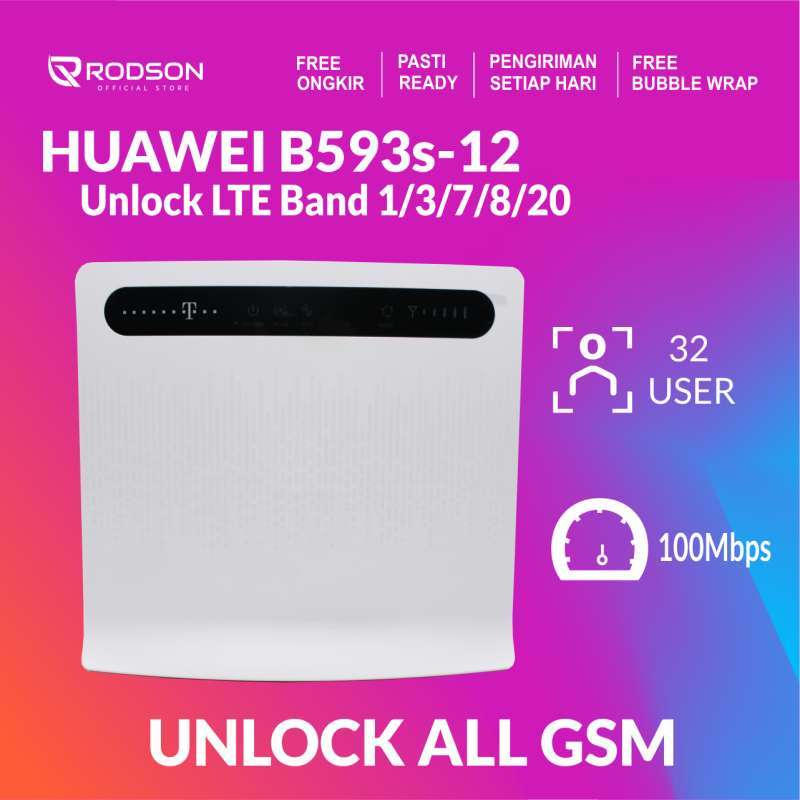 Jual Huawei B593 Lte Modem 4g Cpe Wifi Router Di Seller Rodson Store ...
