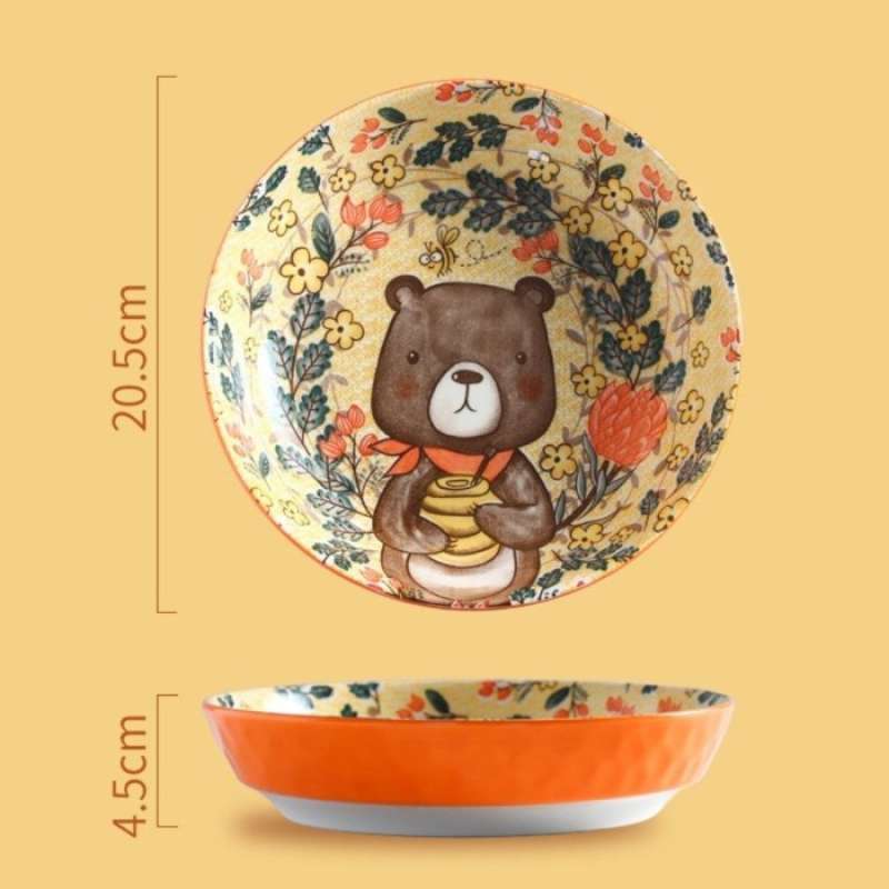 Promo Cartoon 8 Plate - Piring Keramik, Piring Cantik, Piring Lucu ...