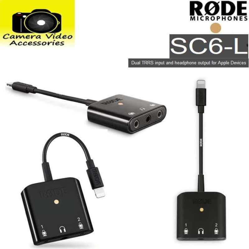 Jual Rode SC6-L Dual TRRS input and headphone output for Apple Devices di Seller Camera Video ...
