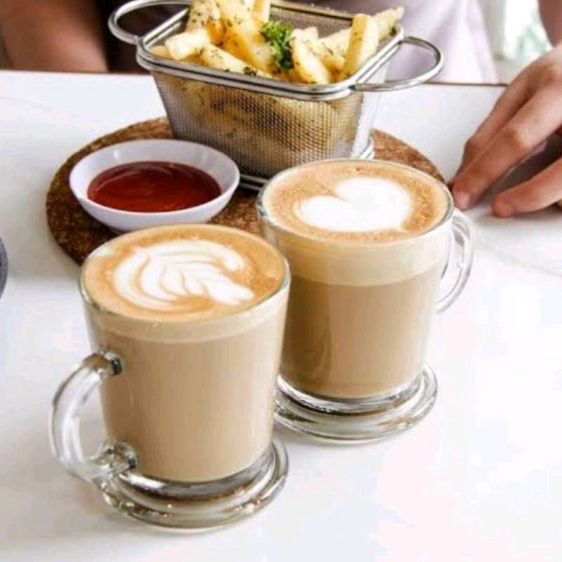Jual Gelas Beling Kaca Bening Gagang Premium 180ML Drink Glass Gelas ...