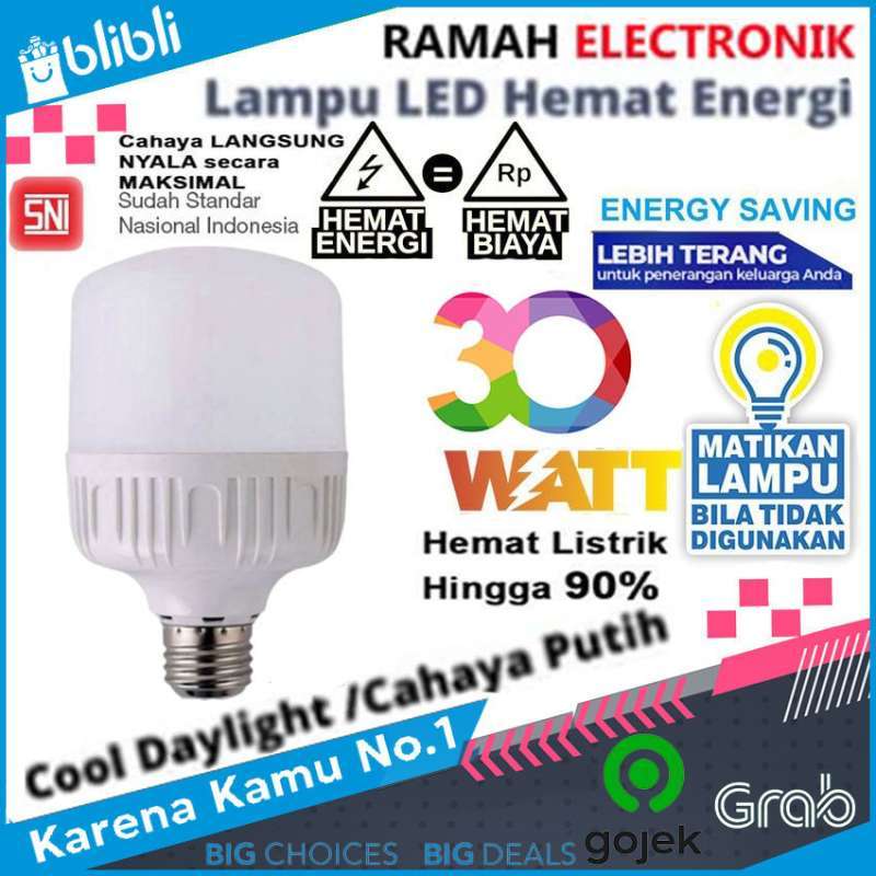Promo Lampu LED 30w 30watt 30 Wat Terbit Lampu Led SNI Paking Aman Diskon 58% di Seller PELITA ...