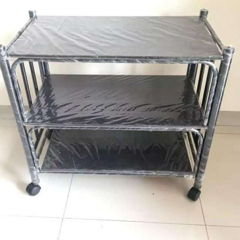 Jual Meja Makanan Meja Dorong Rak Tv Murah Rak Tv Besi Rak Tv Dorong ...
