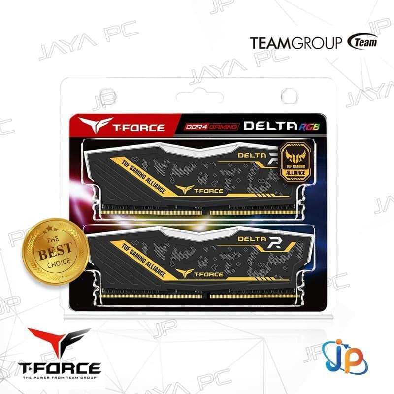 Promo Memory Team T-Force Delta TUF RGB DDR4 PC25600 3200Mhz 16GB 2X8GB ...