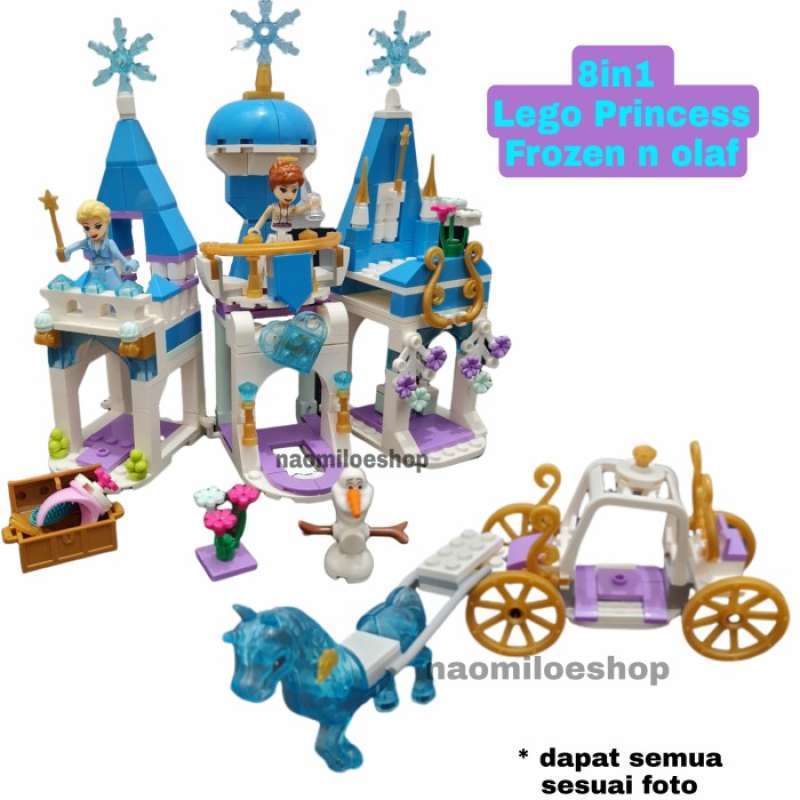 Jual LEGO CHAOBAO 8IN1 BLOCKS PRINCESS FROZEN N KERETA PRINCESS ...