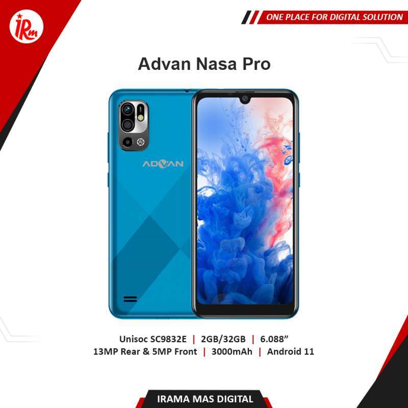 Jual Advan Nasa Pro - 2gb/32gb (blue) Di Seller Irama Mas Cellular - Irama Mas Digital - Kab ...
