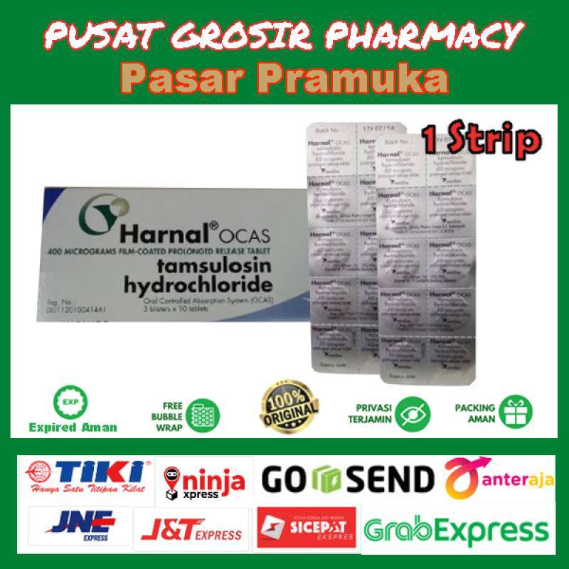 Jual Harnal Ocas 0,4 Mg Tamsulosin Hydrochloride - 1 Strip isi 10 ...
