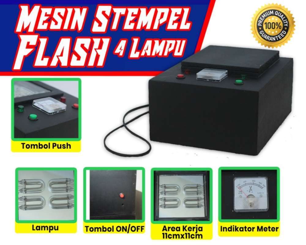 Jual MESIN STEMPEL FLASH 4 LAMPU TIPE U DAN MESIN POTONG KARET STEMPEL di Seller kelanashop ...