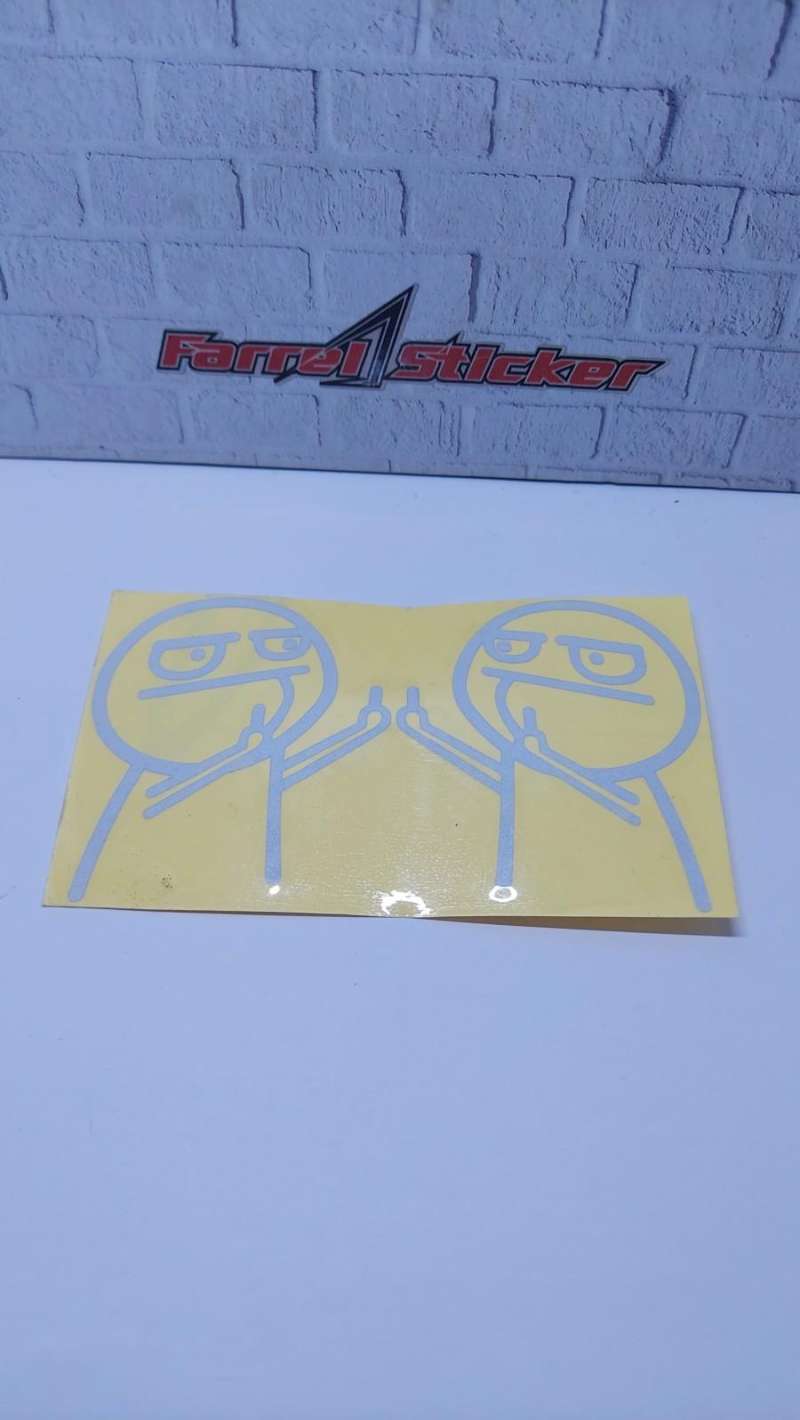 Jual STIKER KARTUN LUCU STICKER MIDDLE FINGER di Seller Farrel Sticker ...