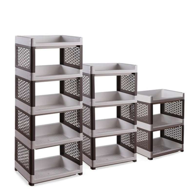 Promo Rak Susun Plastik Serbaguna Tabitha Rak Serbaguna Rak Plastik - 4 ...