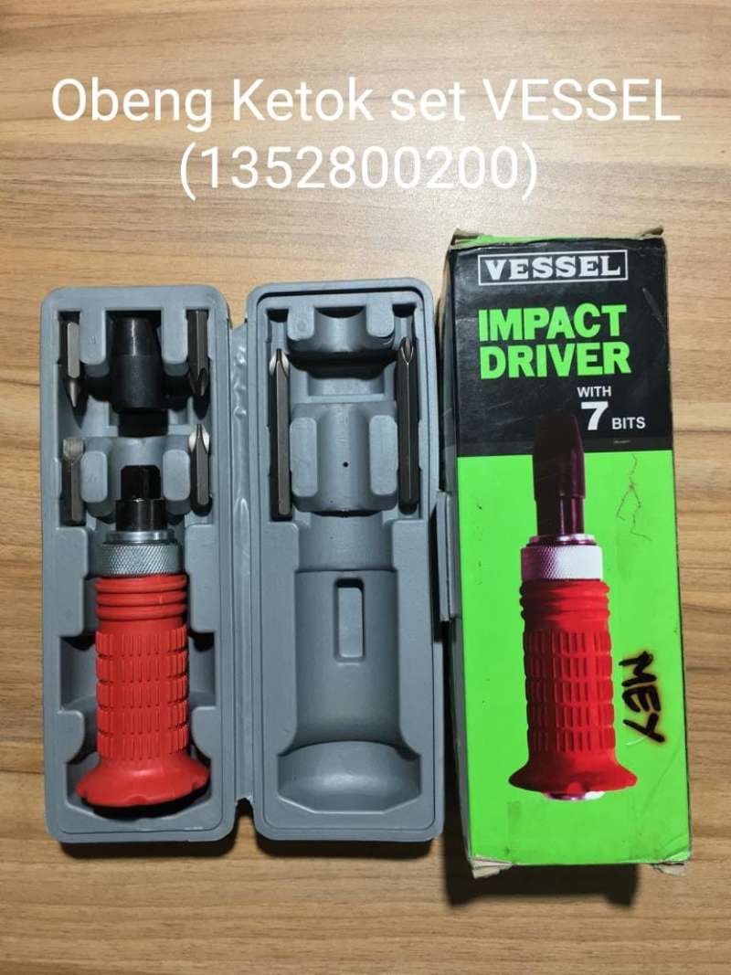 Jual Vessel Obeng Ketok Set Gagang Karet Vessel Di Seller Maju Jaya ...