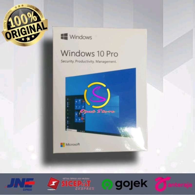 Jual Original Windows 10 Pro Full Package Retail FPP Bisa Pindah PC ...