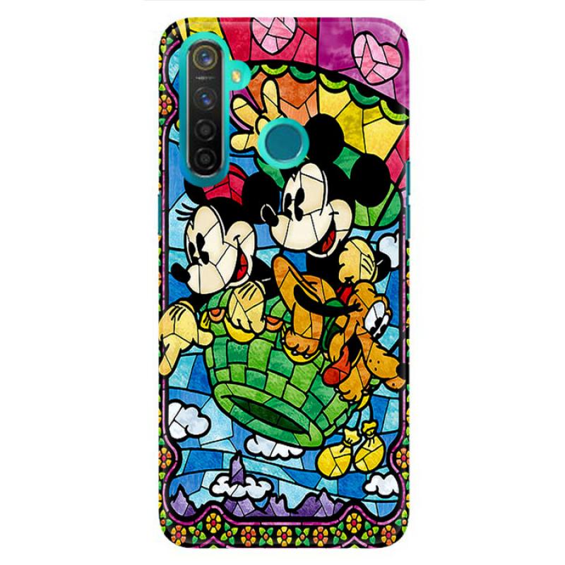 Jual Mickey Minnie Mouse Pluto Disney Stained Glass L2191 Casing Realme ...