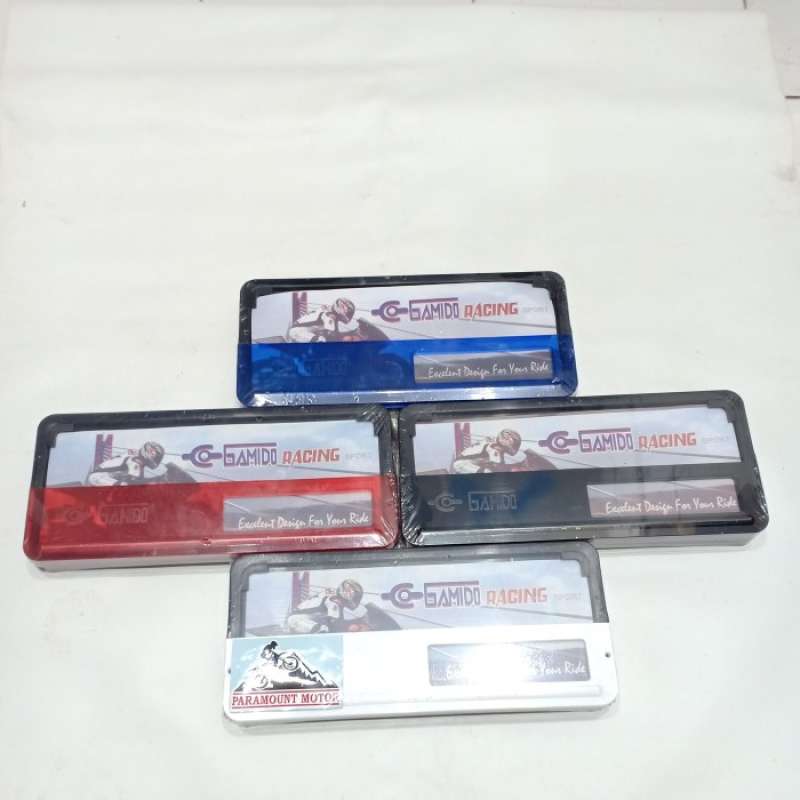 Jual Dudukan plat nomor PLASTIK TEBAL motor universal cover plat nomor ...