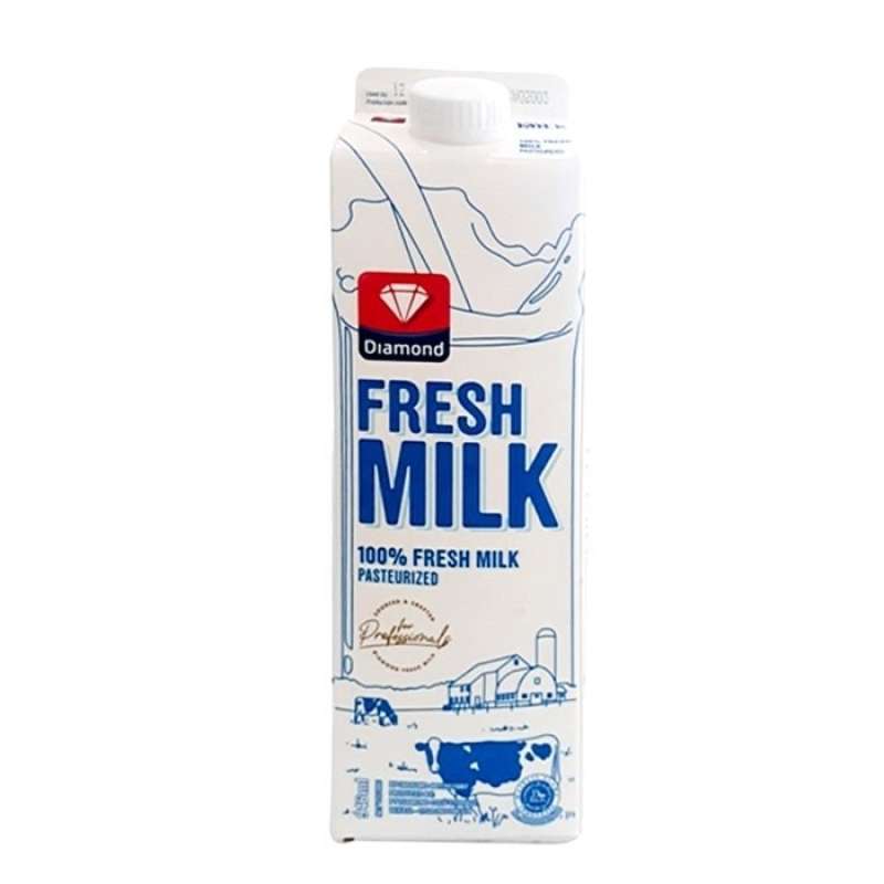 Promo Diamond Fresh Milk Plain Profesional - 946 ml di Seller Kiko_Mart ...