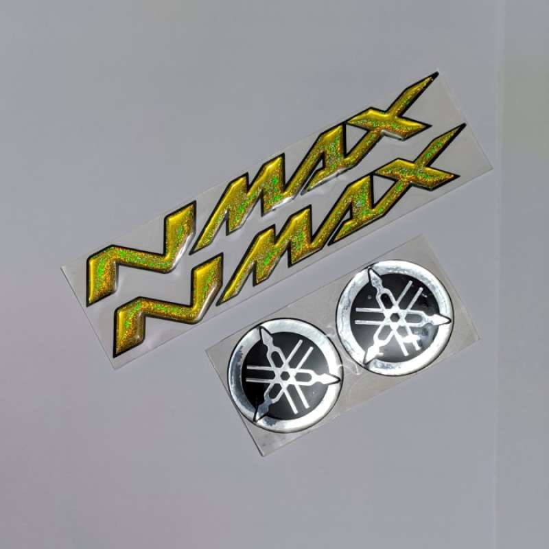 Jual stiker timbul emblem n max dan logo yamaha Thailook thailand ...