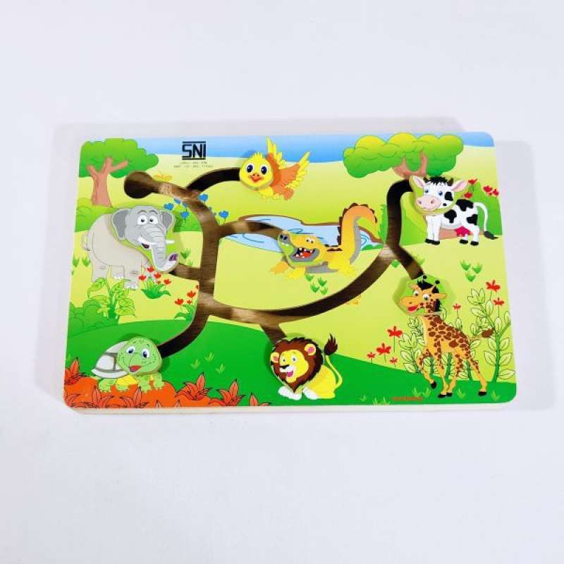 Promo Omocha - Maze Hewan Yang Mana Kepalaku Diskon 1% di Seller ZLKidz ...