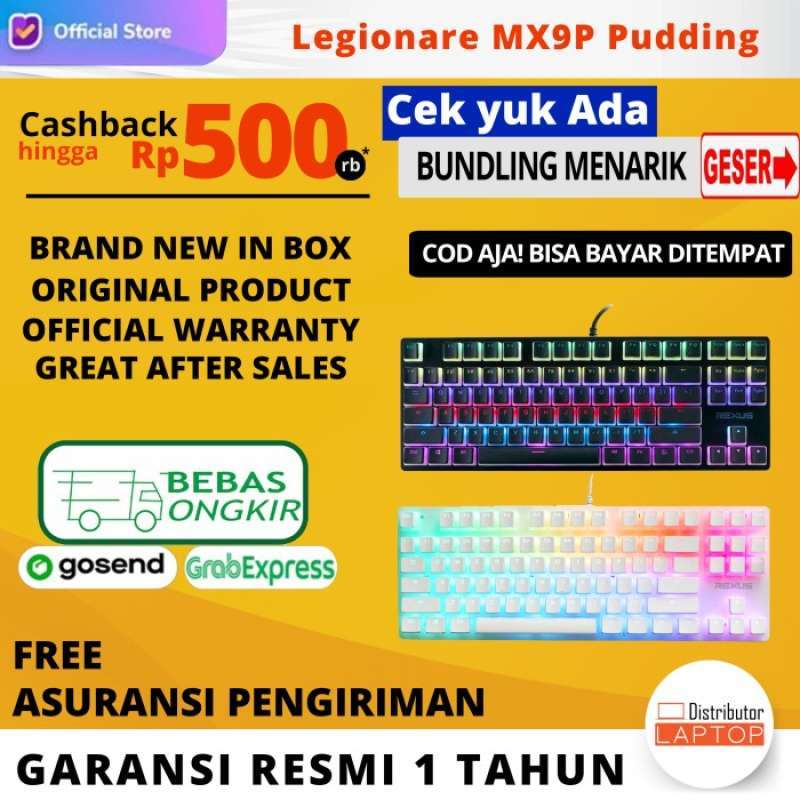 Promo Rexus Keyboard Gaming Mechanical Legionare Mx9P Diskon 10% di ...