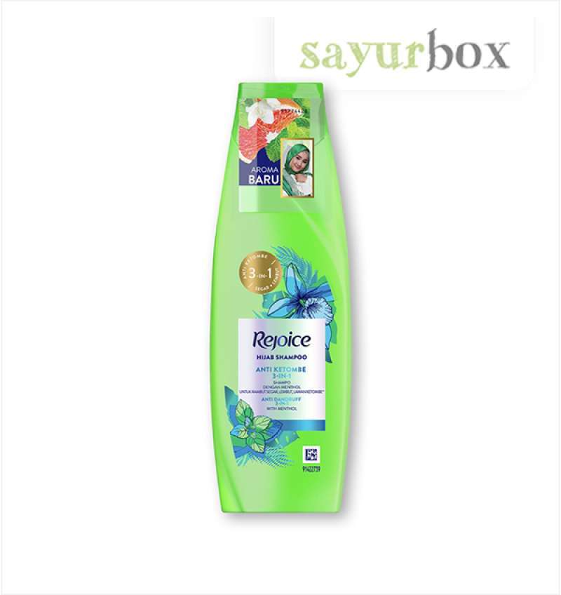 Jual Sayurbox Rejoice Hijab Shampoo Anti Ketombe 3 in 1 Botol 340 ml - JKT di Seller Sayurbox ...