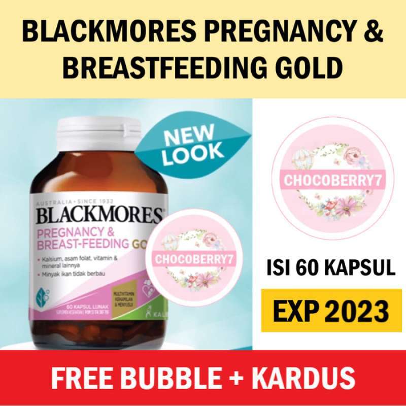 Jual OEM Blackmores Pregnancy & Breastfeeding Gold isi 60 tablet BPOM ...