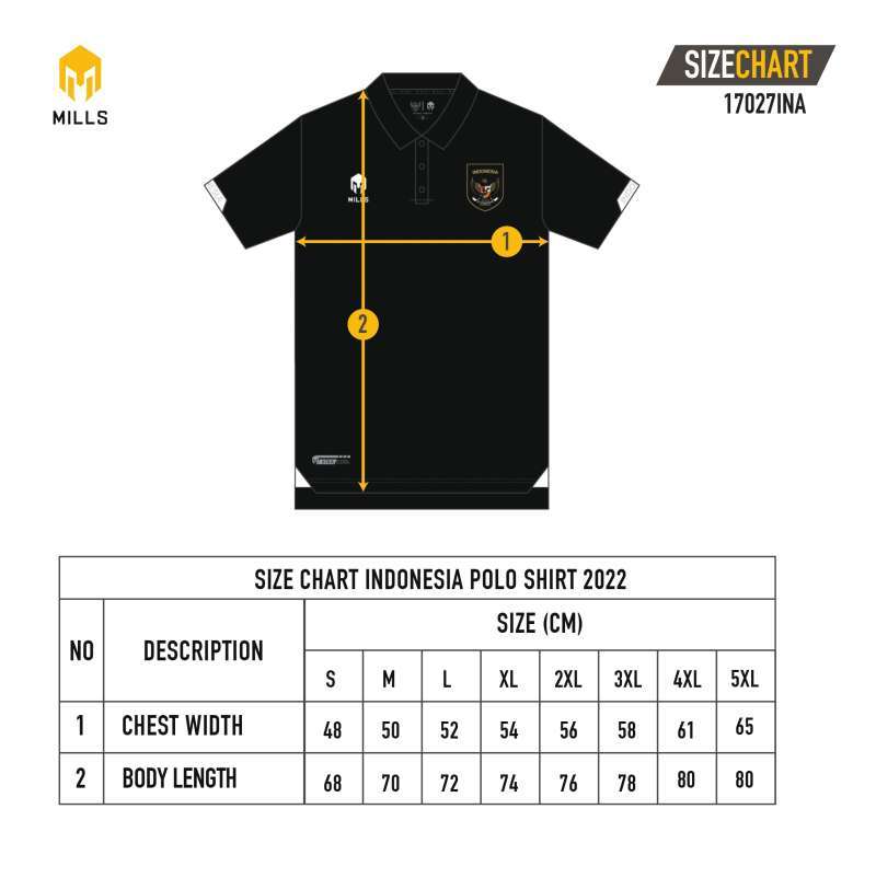 Jual Mills Timnas Indonesia Poloshirt 17027ina - S White Di Seller ...