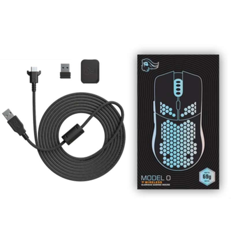 Promo Glous Model O Wireless Gaming Mouse - Model O- White Diskon 10% ...