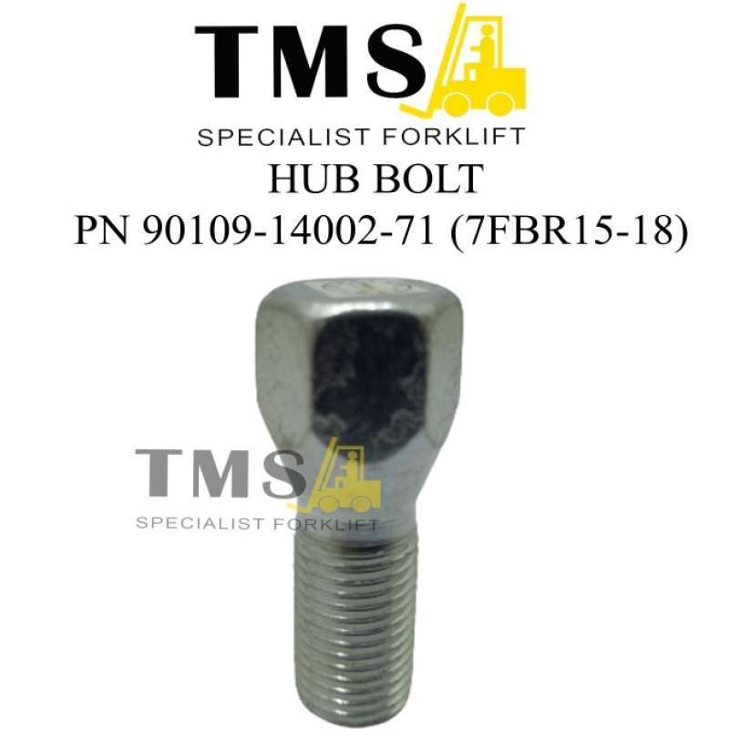 Jual Hub Bolt Baut Forklift 90109-14002-71 Toyota 7FBR15-18 di Seller ...