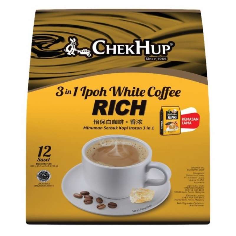 Jual Chek Check Hup Chekhup White Coffee Ipoh King 3in1 / Kopi Instan ...