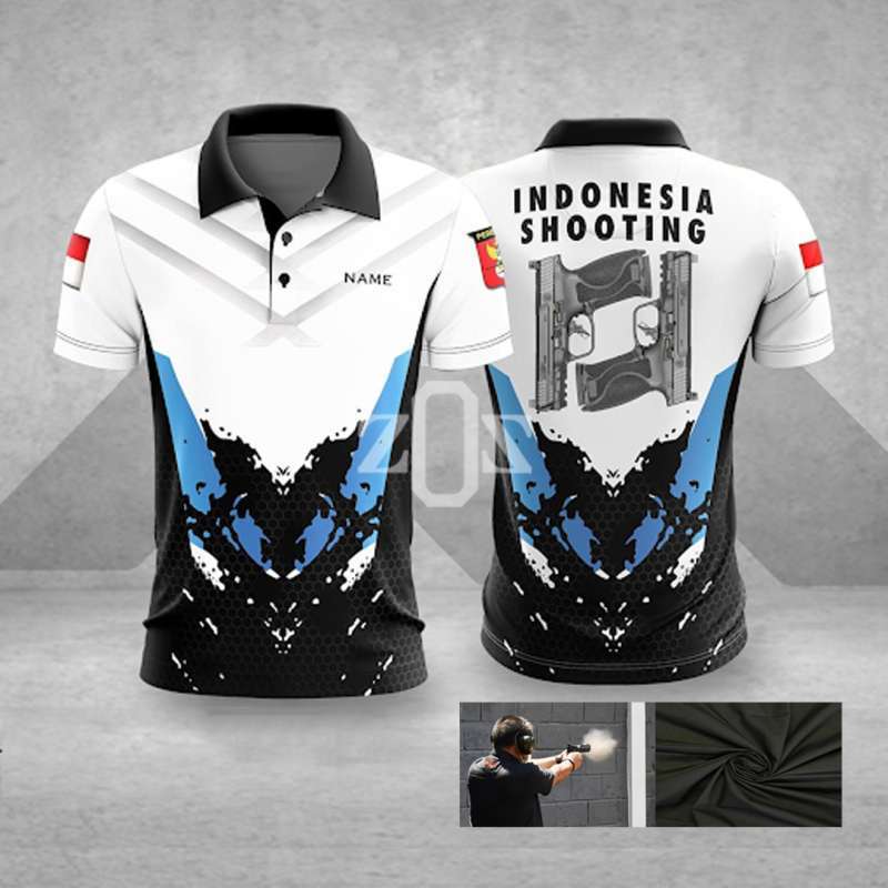 Jual Baju Kaos Jersey Perbakin Menembak Shooting Ipsc Blue Black ...