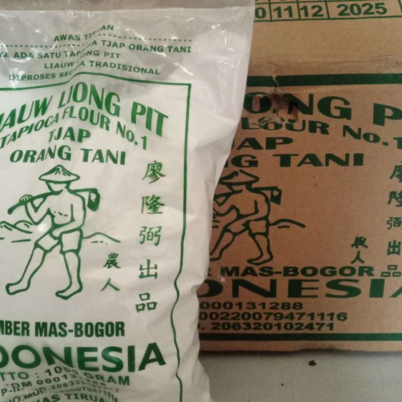 Promo OEM TEPUNG SAGU TANI / SAGU TANI TAPIOKA Cap Liong Pit 1 kg ...
