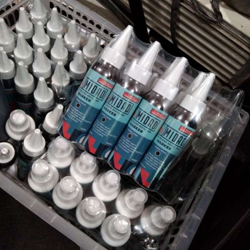 Jual Tinta refill spidol whiteboard 100ML Midad/Midad boardmarker Refil ...